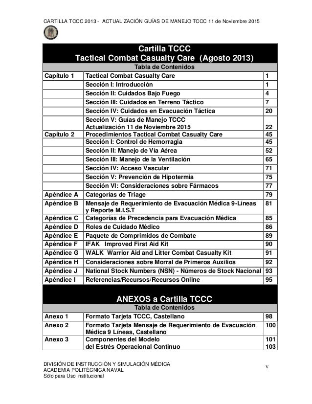 Cartilla c4-actualizacion-tccc-28jun2016