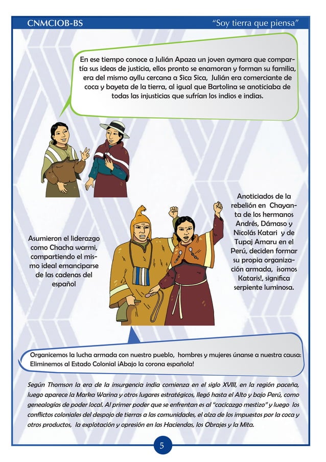 HISTORIA DE LA CNMCIOB BARTOLINA SISA | PDF