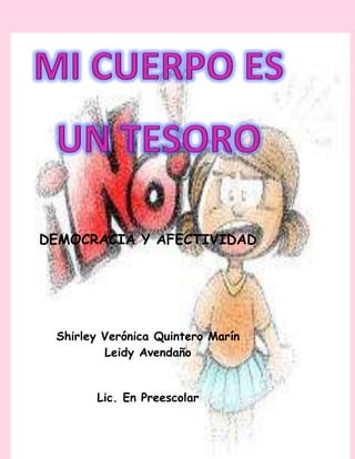 Abuso sexual MI CUERPO ES UN TESORO | DOCX