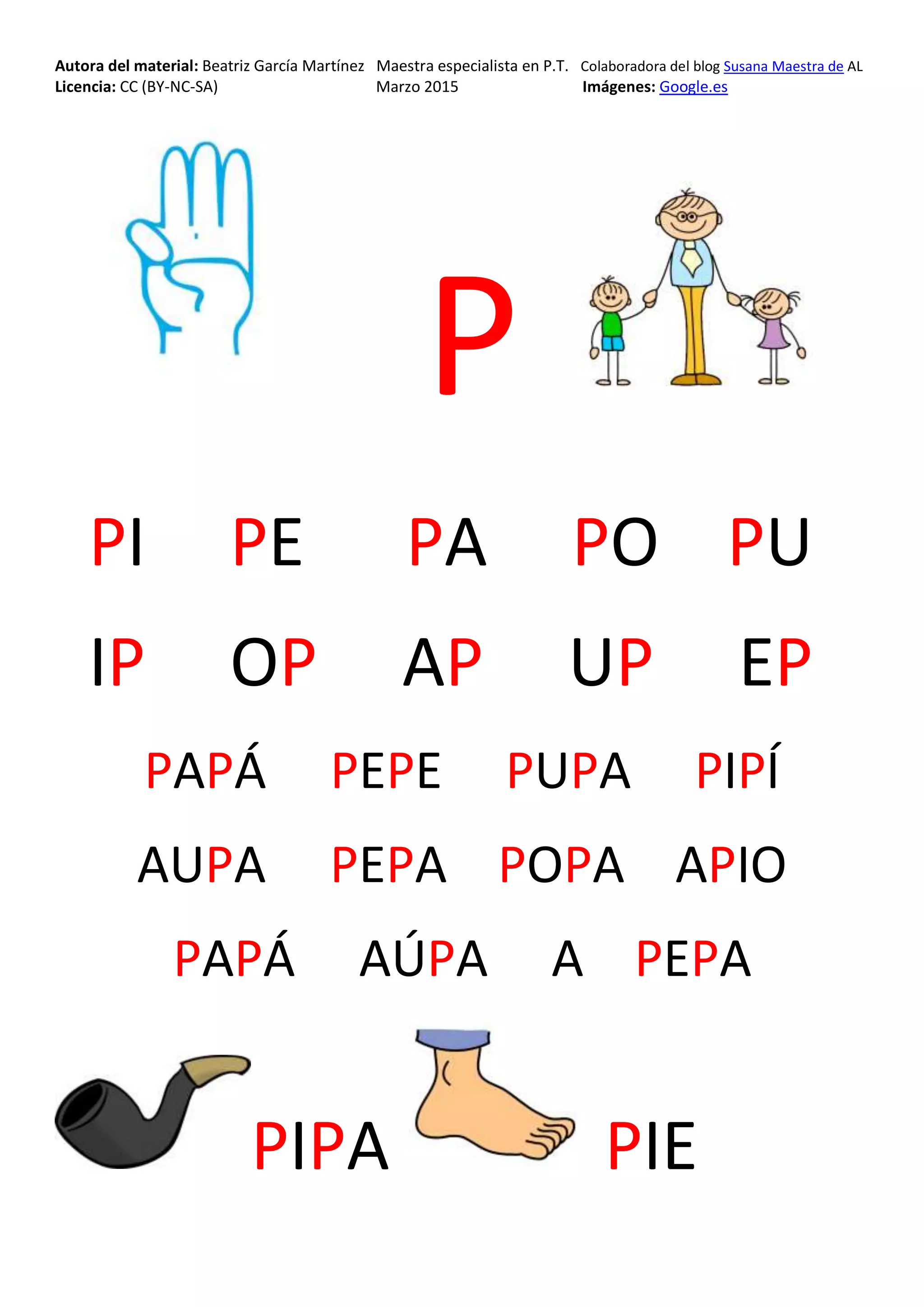 Cartilla de Lectura en Mayúsculas | PDF