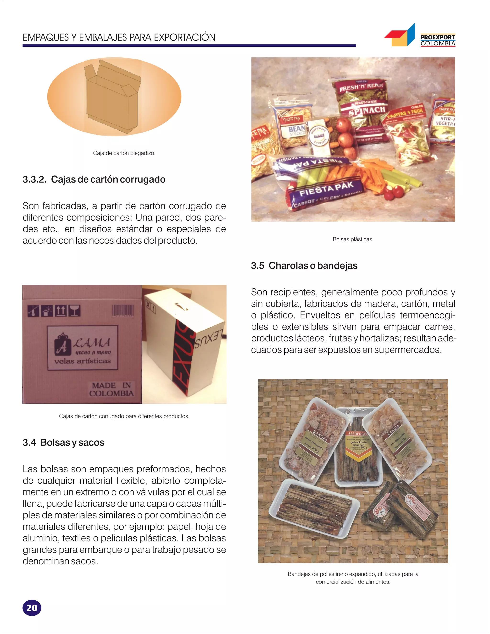 Cartilla Empaques Y Embalajes Para Exportacion 1 Pdf