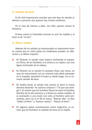 Cartilla etiqueta empresarial | PDF