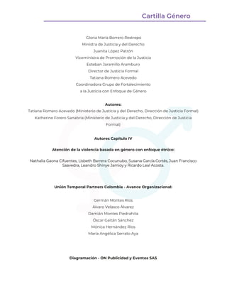 Cartilla Promocion derechos humanos mujer y equidad de genero | PDF
