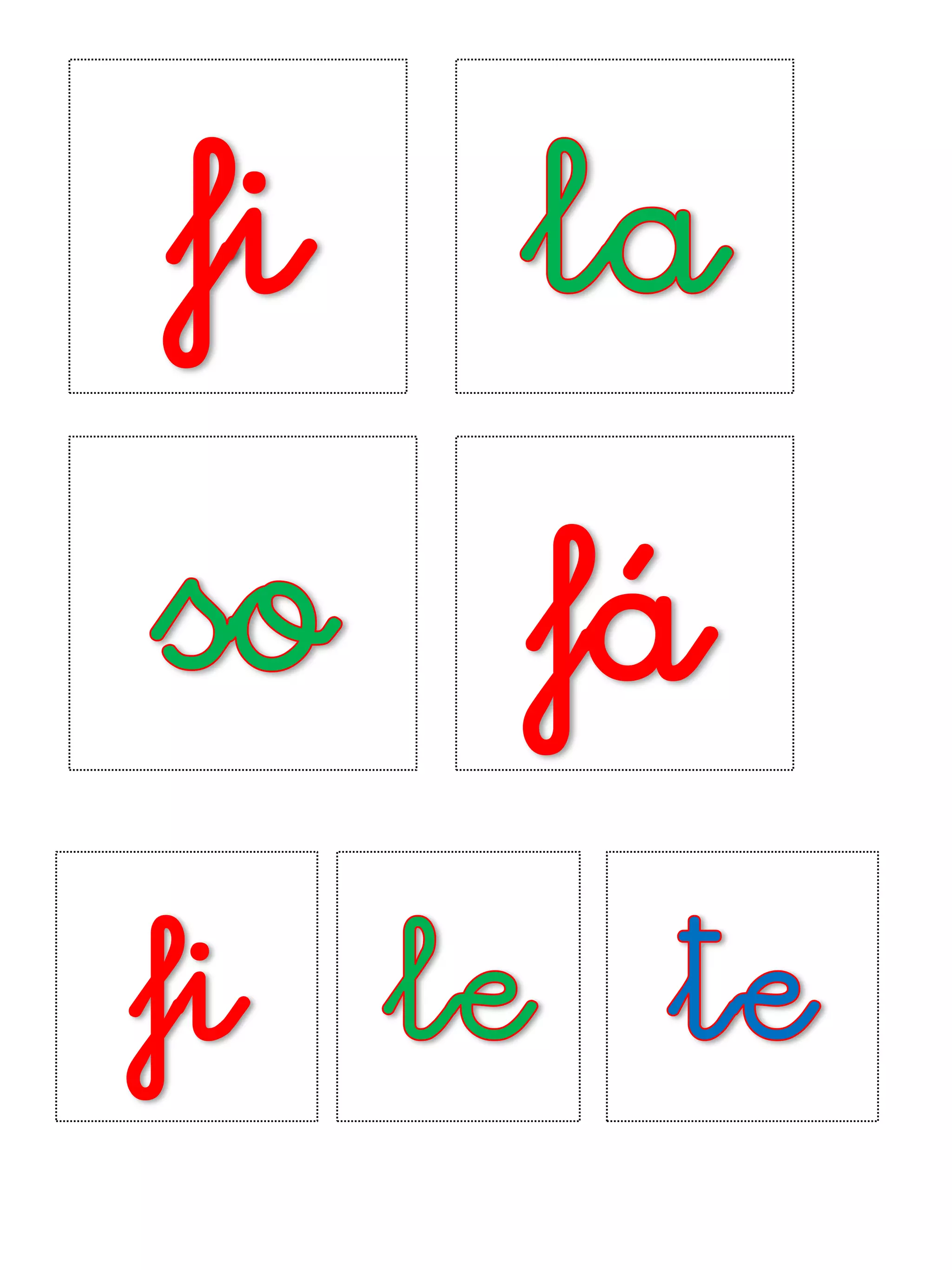 Cartilla letra F | PDF