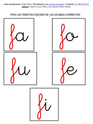 Cartilla letra F | PDF