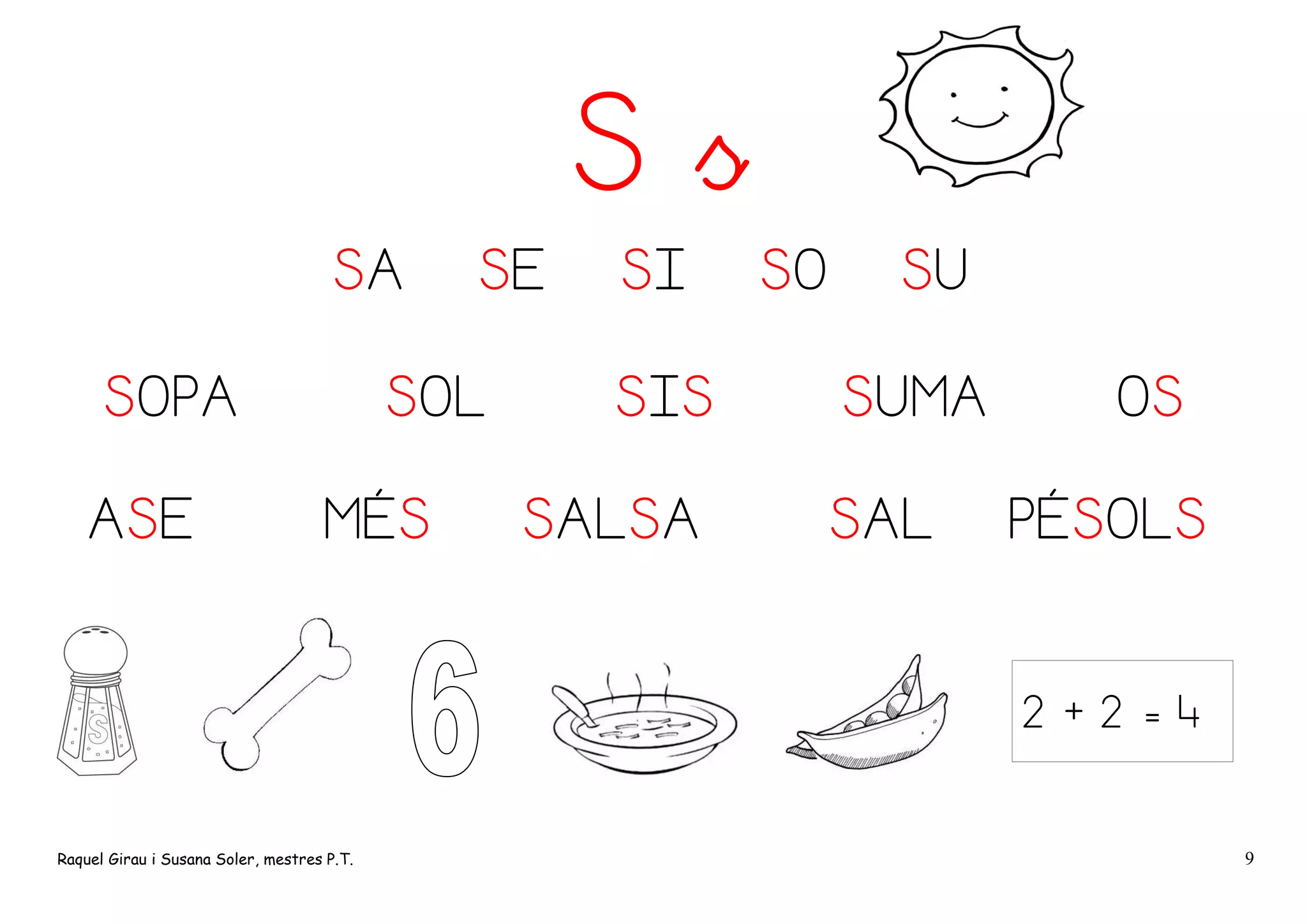 QUADERN DE LECTURA, LLETRA PAL | PDF