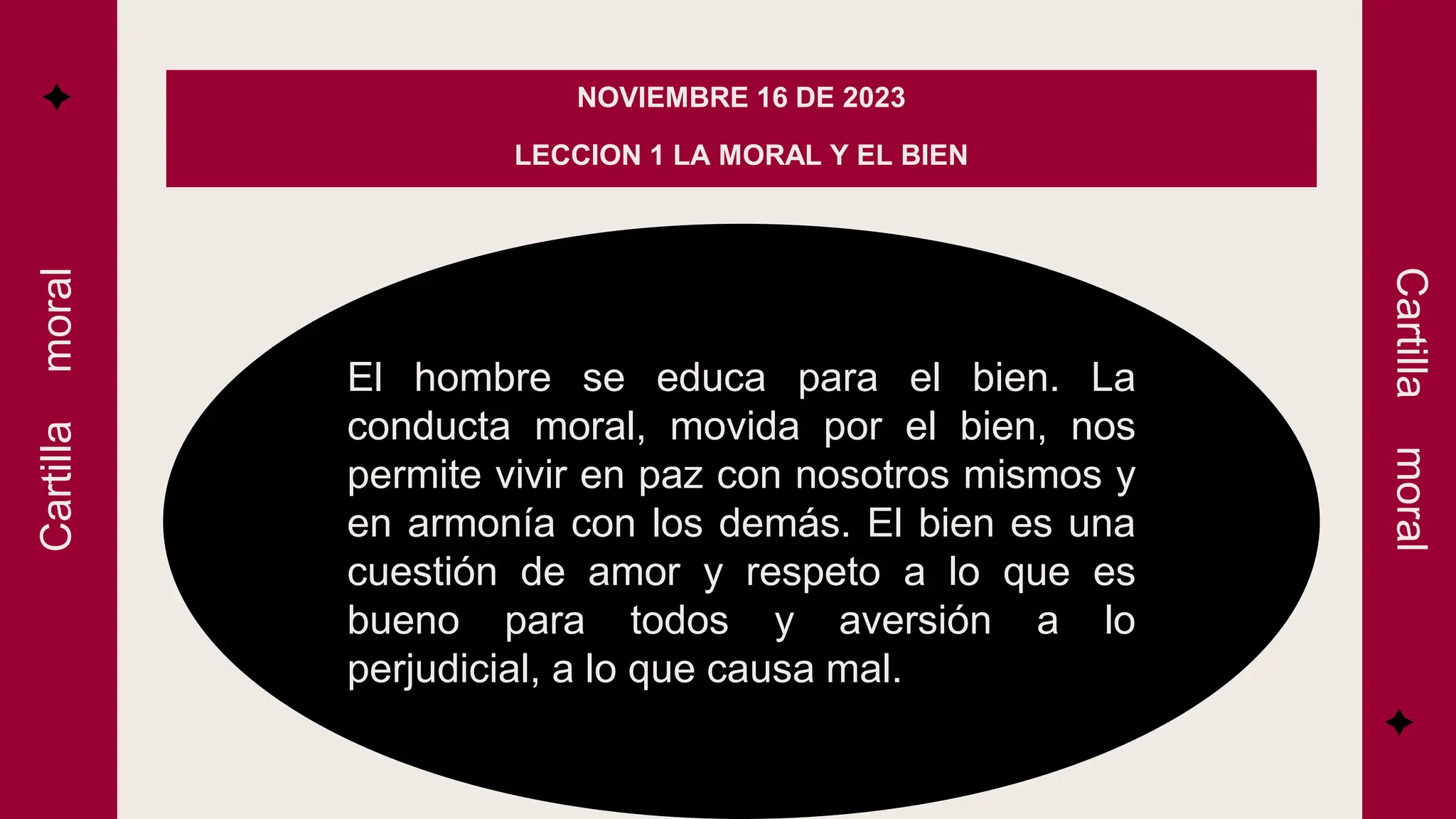 CARTILLA MORAL. FICHAS DE TRABAJO Y MAS pptx | PPTX