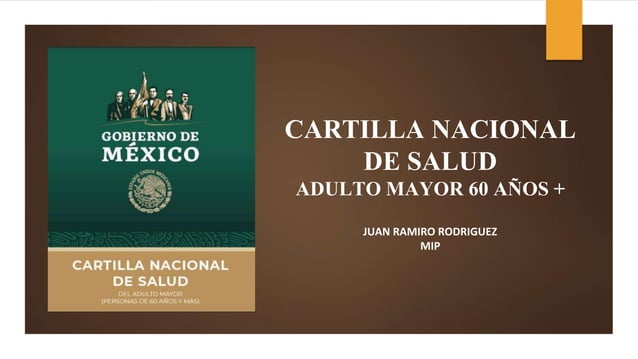Cartilla Nacional De Salud Adulto Mayor Pptx