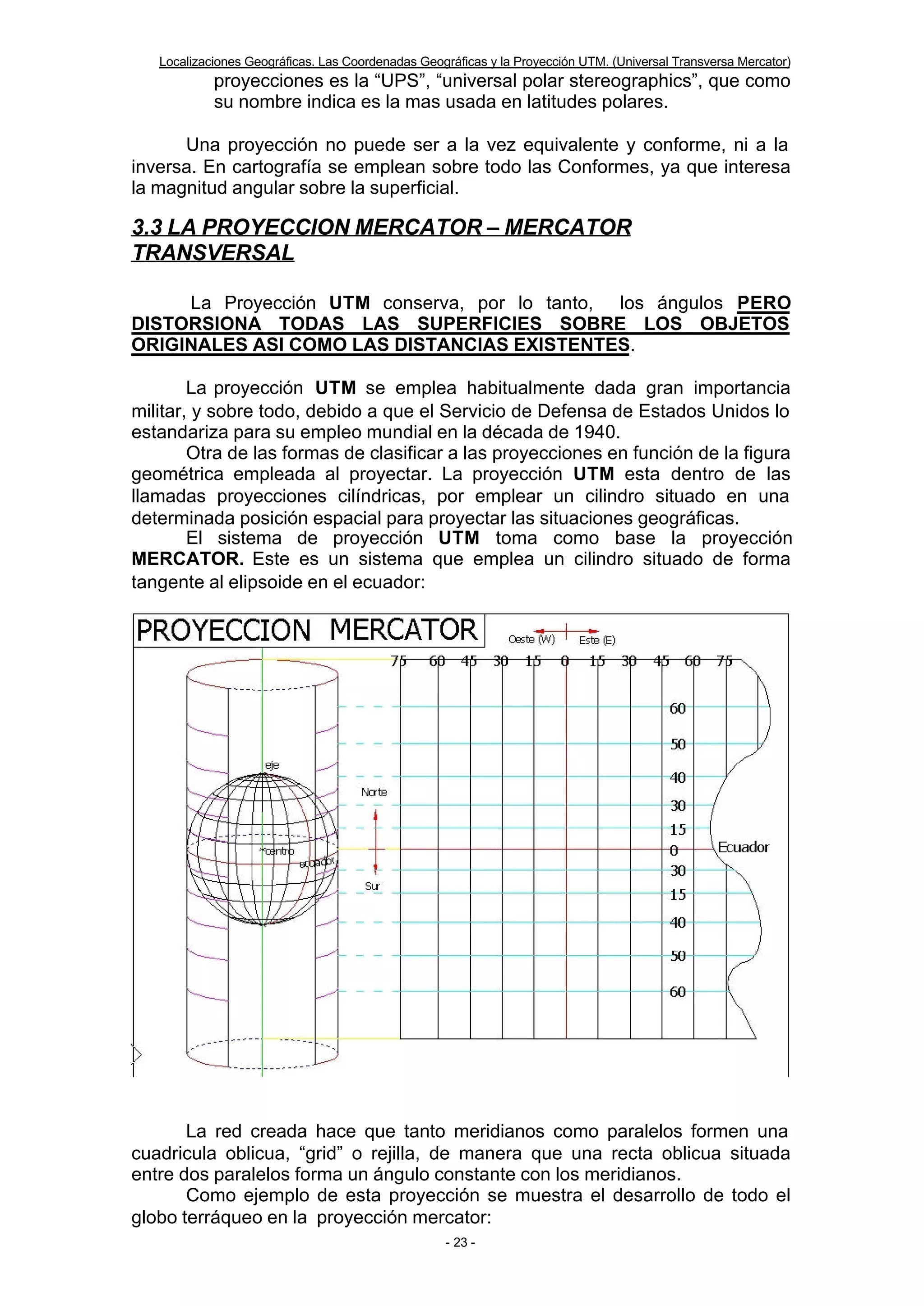 Cartografia geograficas-utm-datum | PDF