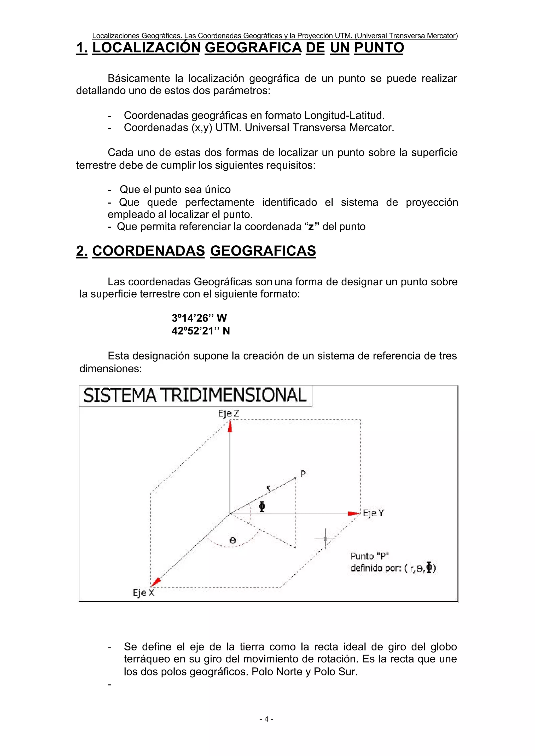 Cartografia geograficas-utm-datum | PDF
