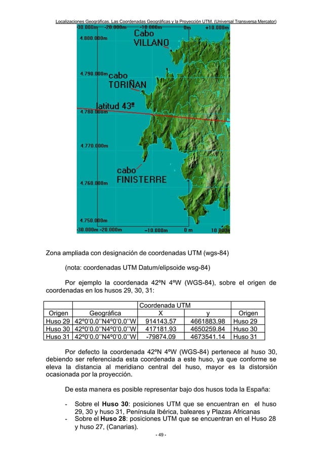 Cartografia geograficas-utm-datum | PDF