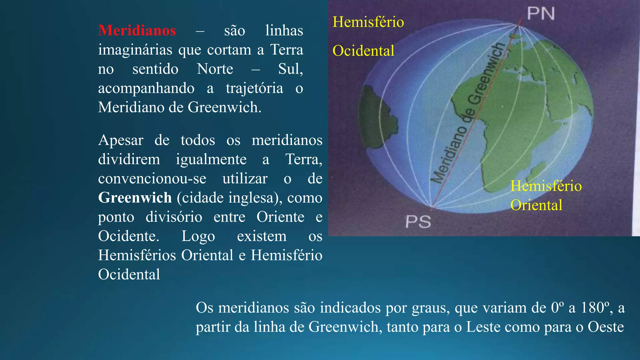 Cartografia coordenadas geográficas e fuso horário | PPTX