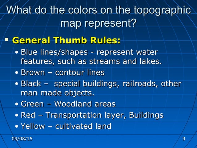 Cartographic map design | PPT | 3-D Graphics | Computer Software and Applications