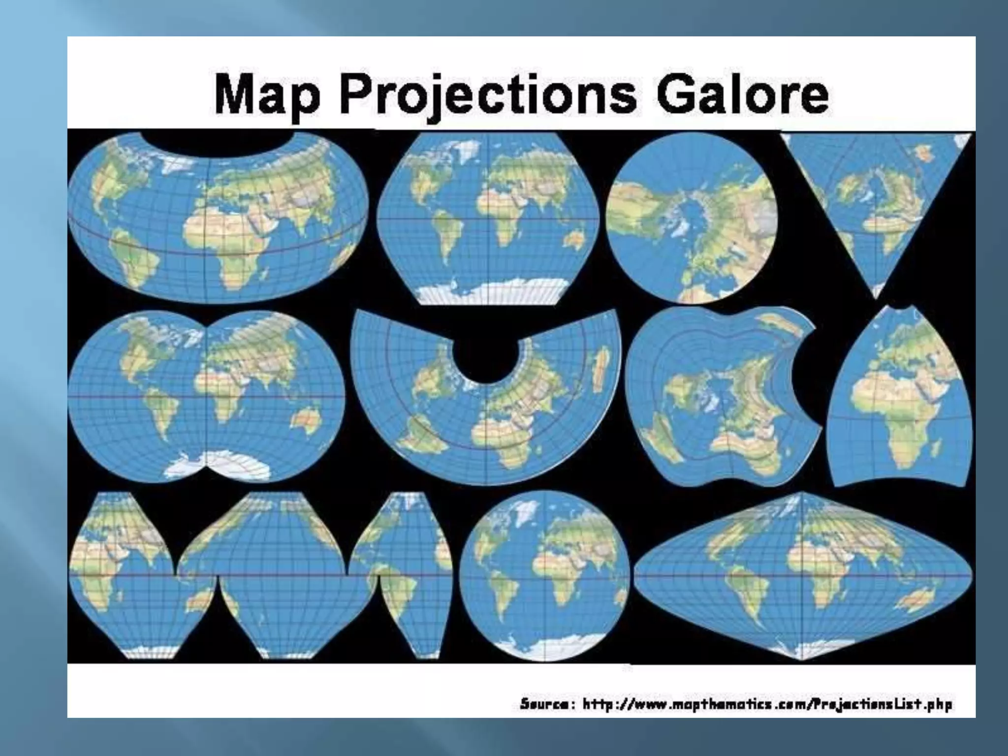 Cartographic Projections | PPTX