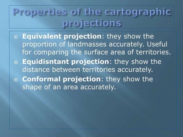 Cartographic Projections | PPT