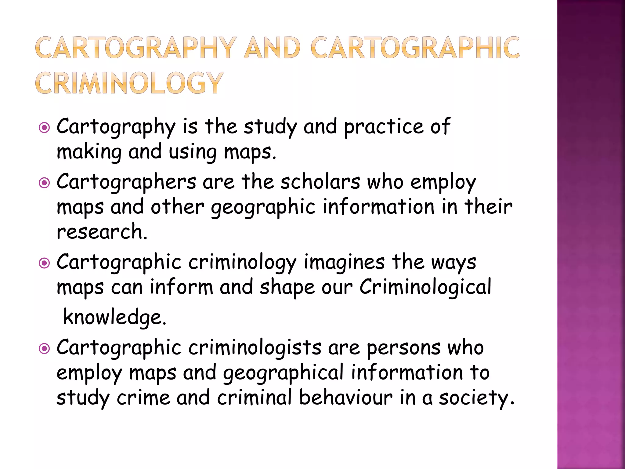 Cartographic school | PPTX