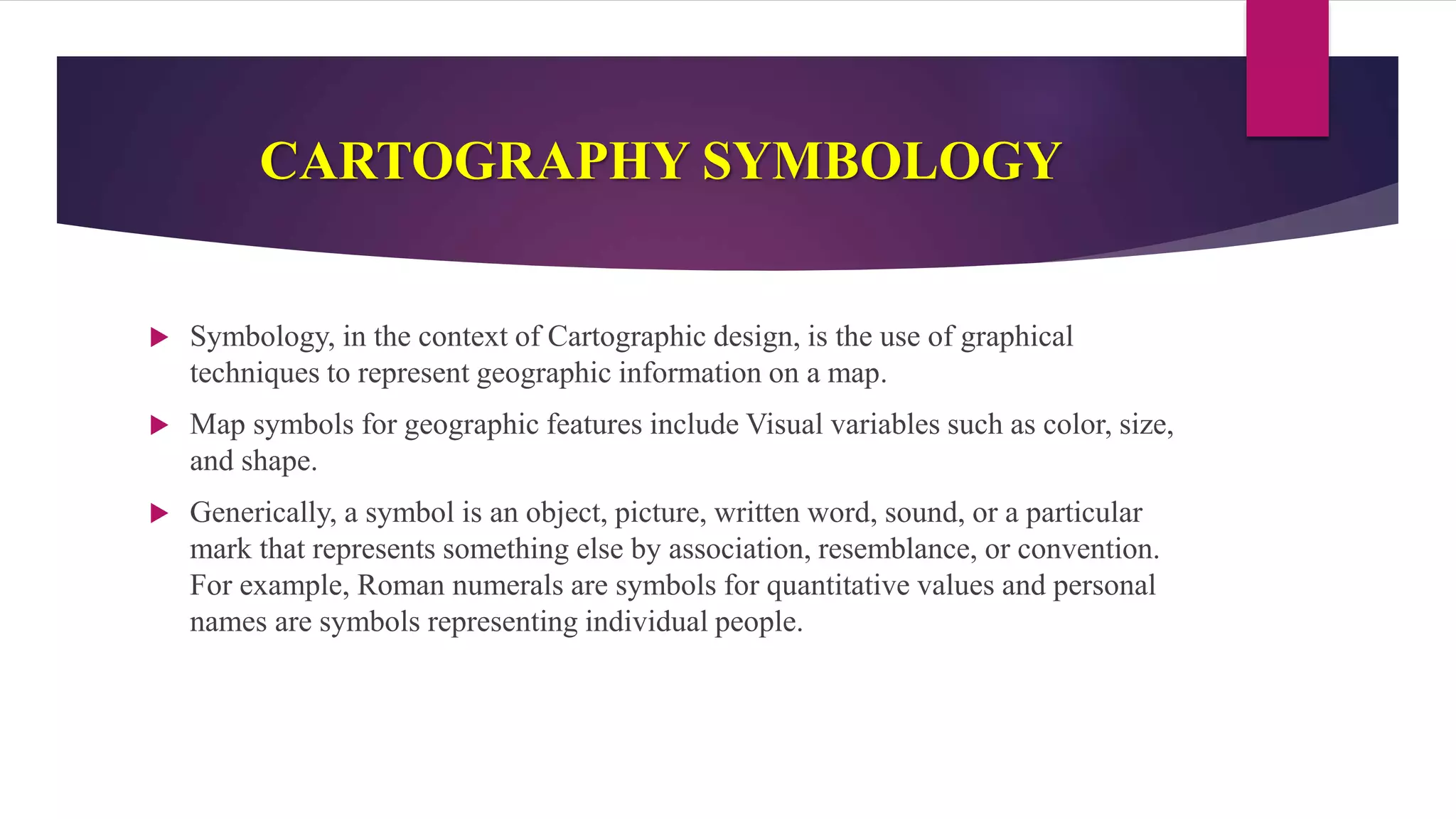 Cartographic symbology. By proj jasper | PPTX