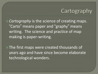 Cartography | PPTX