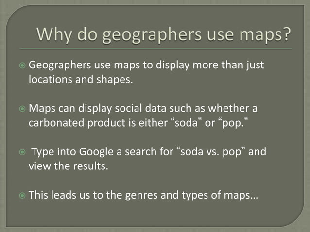 Cartography | PPTX | Geography | Science