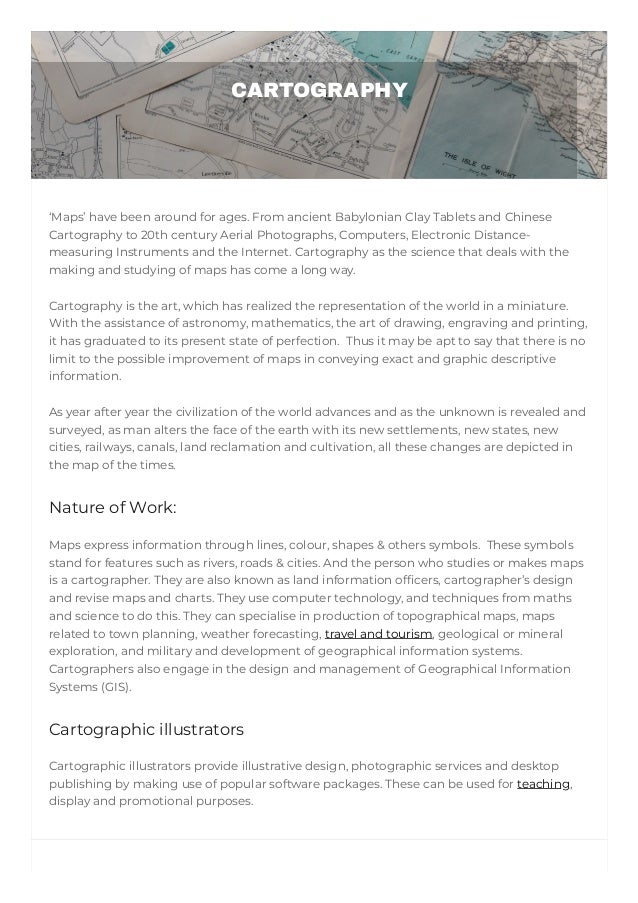 Cartography | PDF