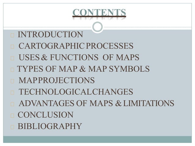 Basics in Cartography | PPTX