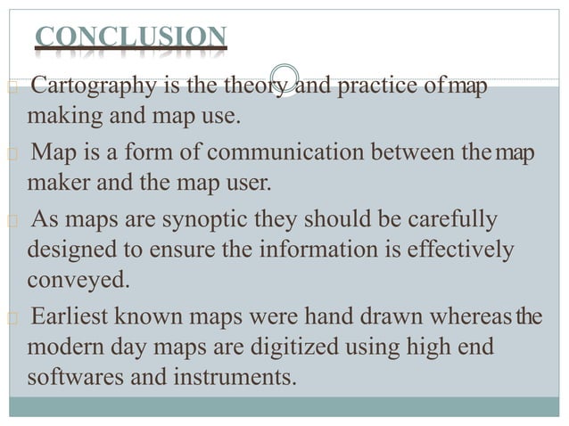 Basics in Cartography | PPTX