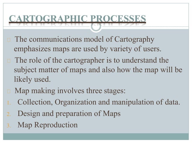 Basics in Cartography | PPTX