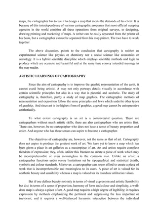 Cartography intro | PDF