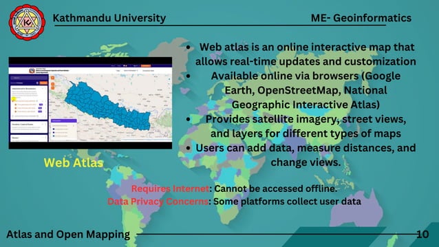 Atlas - Paper, Electronic, Web Atlas, and Open Mapping | PPT