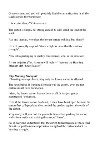 Carton Packaging Technology | PDF