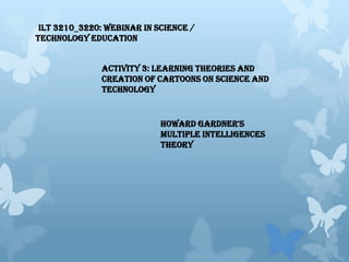 Cartoon Creation in science : activity 3 | PPTX
