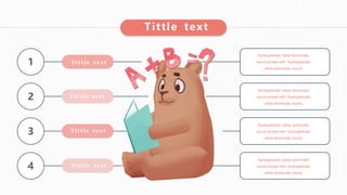 Cartoon-Bear-reading-PowerPoint-templates.pptx