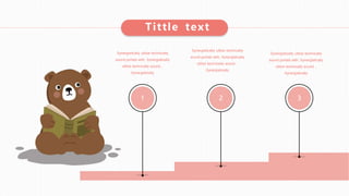 Cartoon-Bear-reading-PowerPoint-templates.pptx