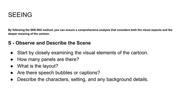 Cartoon Analysis for English class Grade 11 - 12 level | PPTX | Humor ...