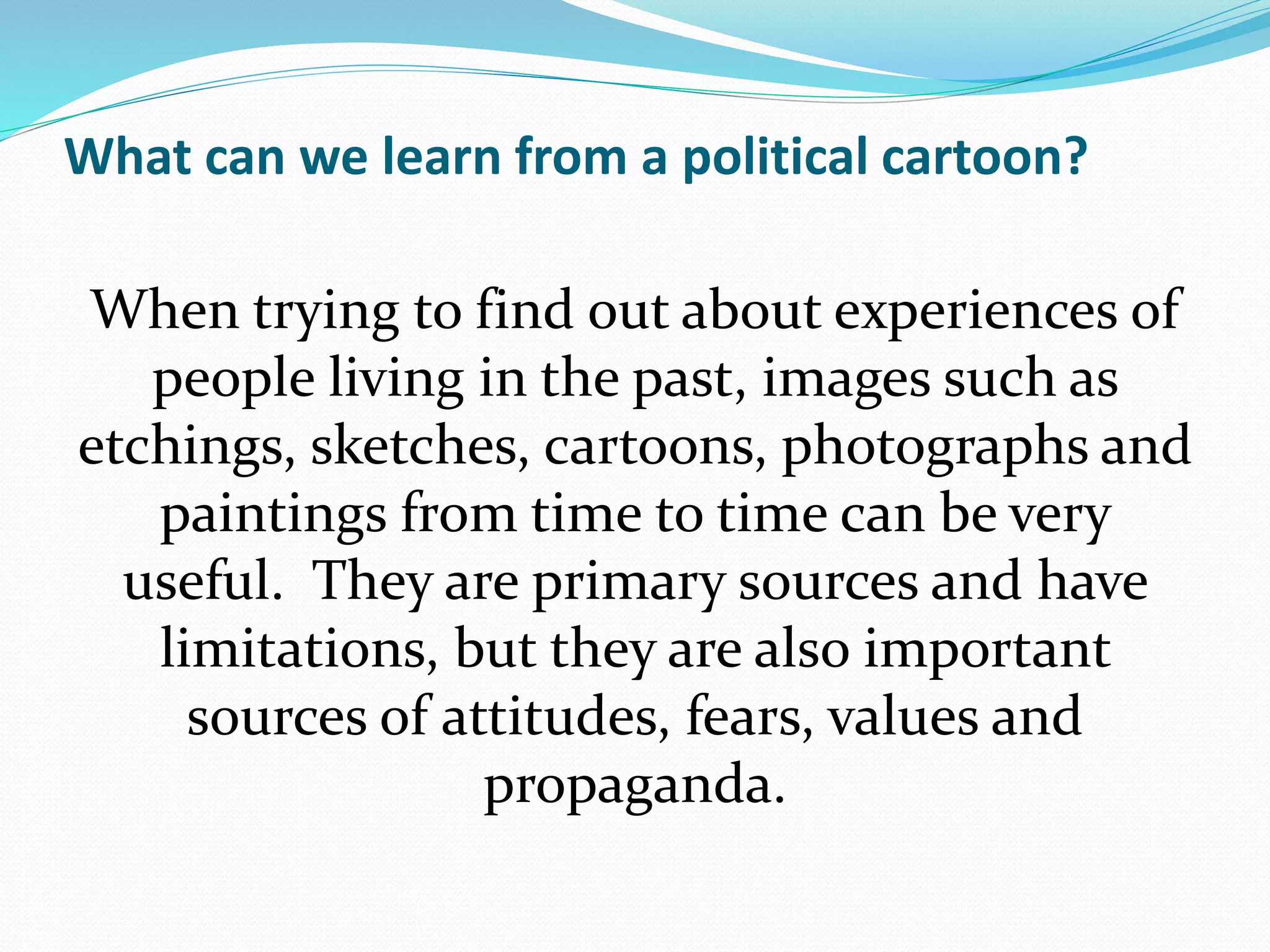 Cartoon analysis ppt | PPTX