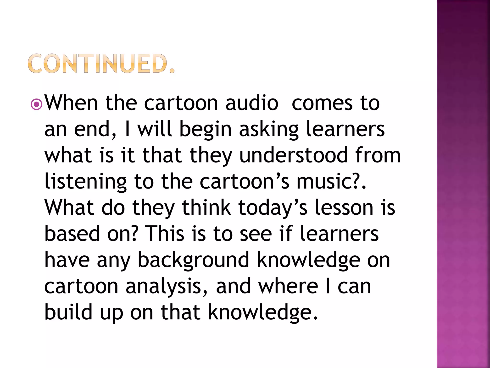Cartoon analysis slides | PPTX