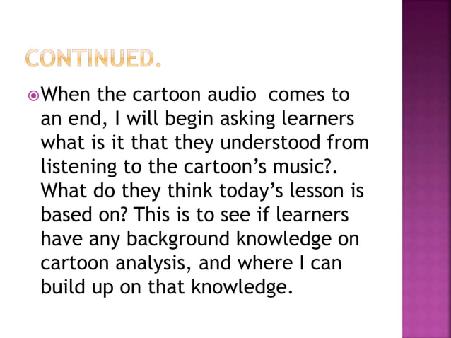 Cartoon analysis slides | PPTX | Drawing and Sketching | Arts and Crafts