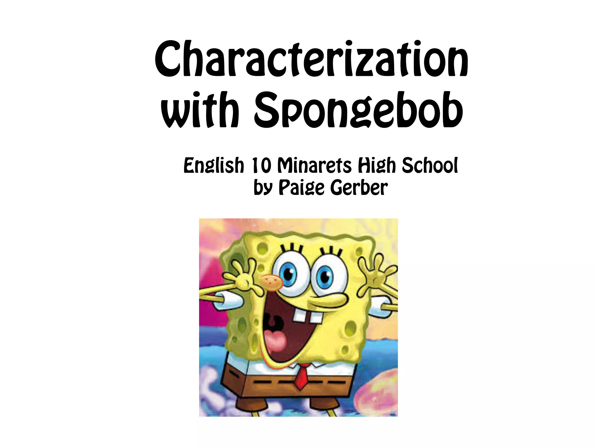 Cartoon characterization | PPT