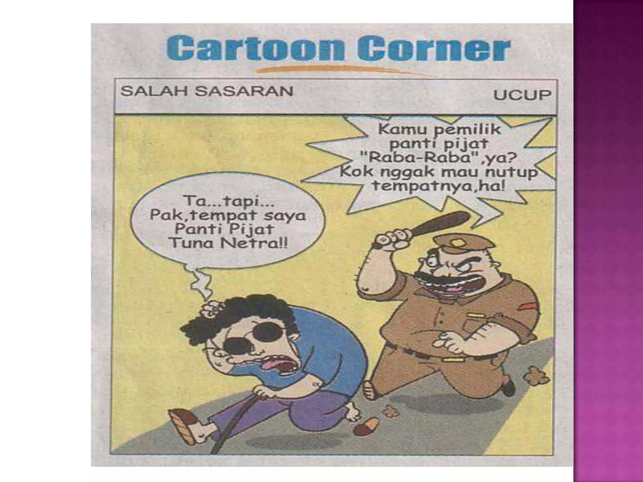 Cartoon corner (part ii) | PPTX