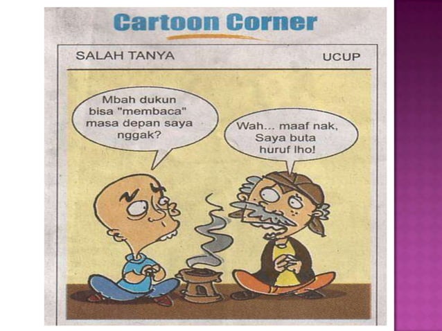 Cartoon corner (part ii) | PPTX