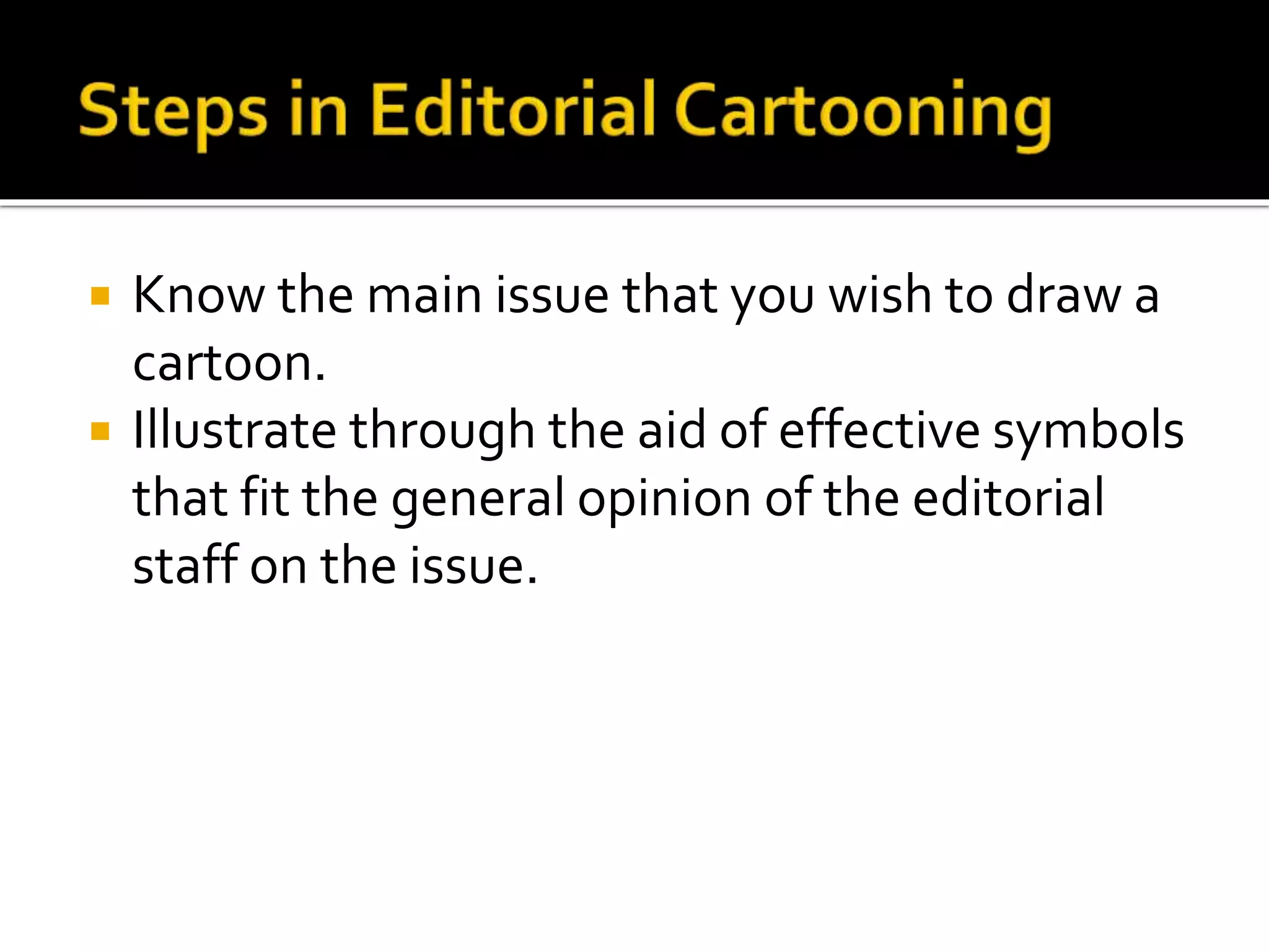 Cartooning | PPTX