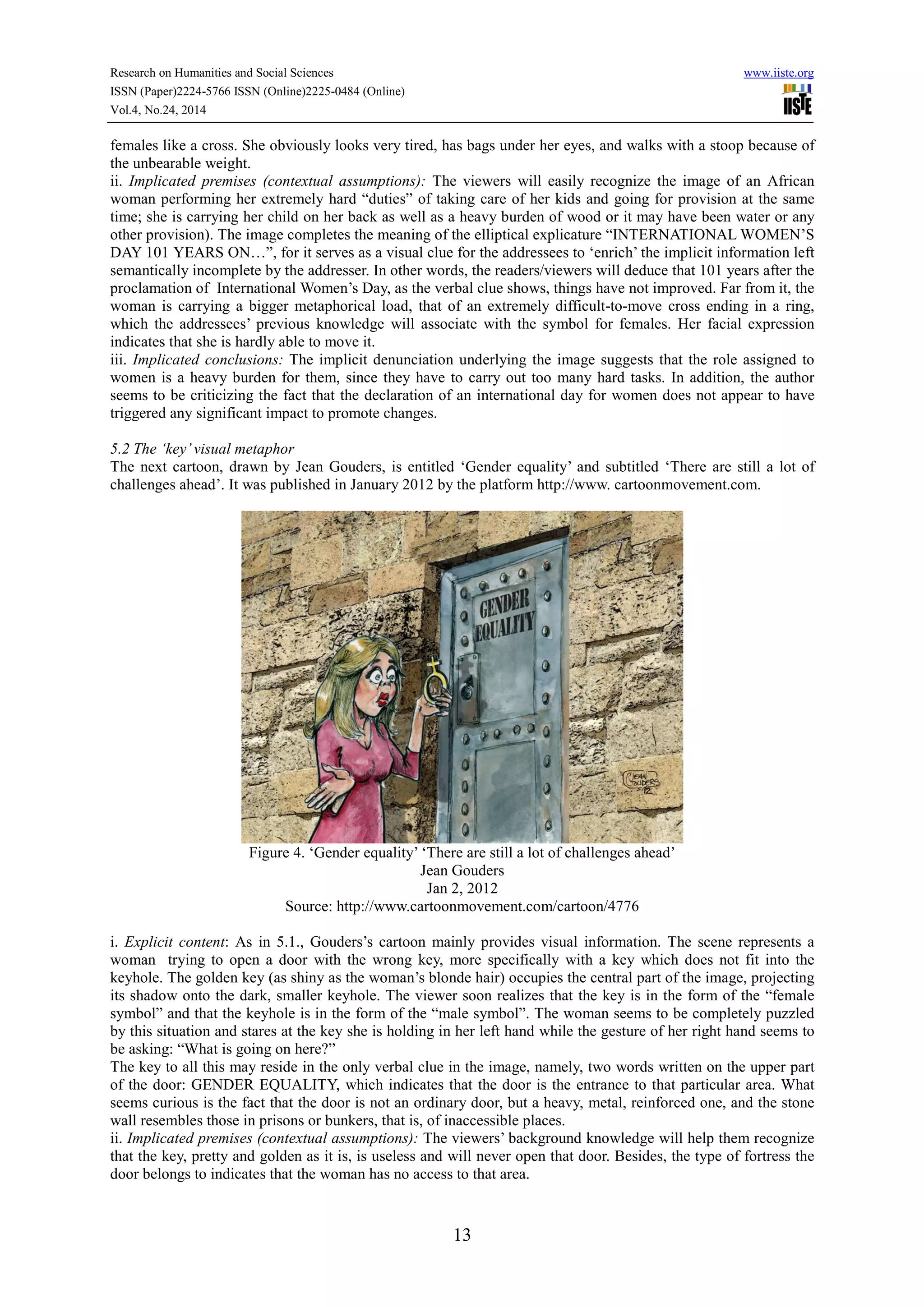 Cartooning for gender equality | PDF