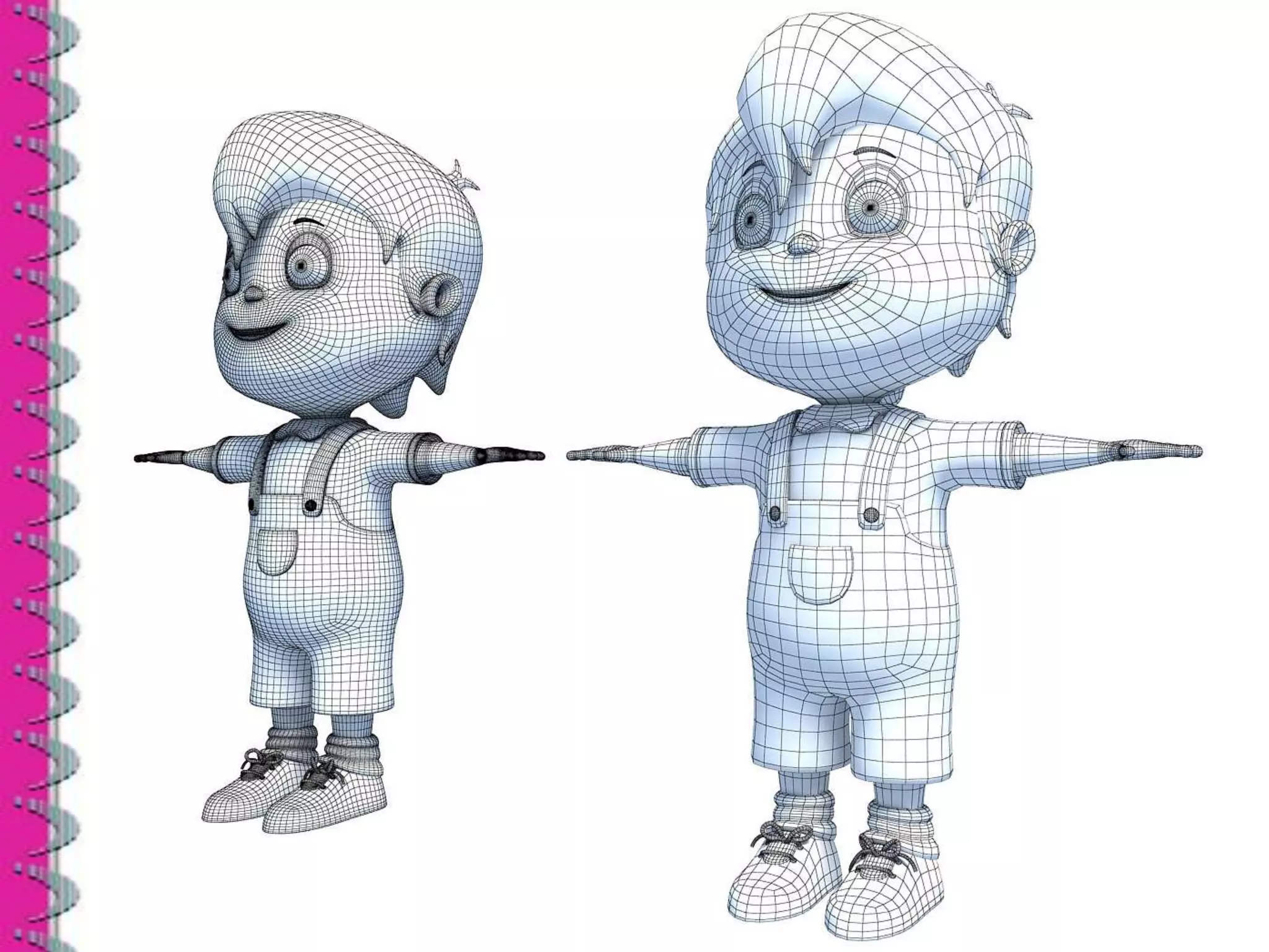 CARTOON KID CHARACTER 3D MODEL | PPT