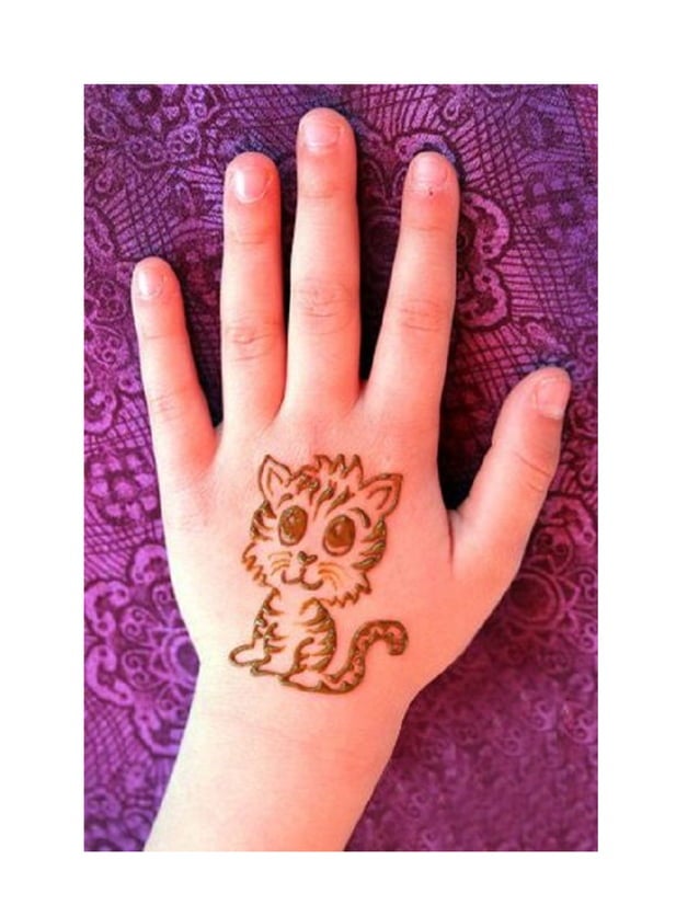 Simple Cartoon Mehndi Designs for Kids, 2019 | PDF | Children\'s ...