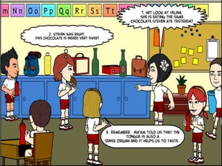 Cartoon on teaching of sense organs | PPTX
