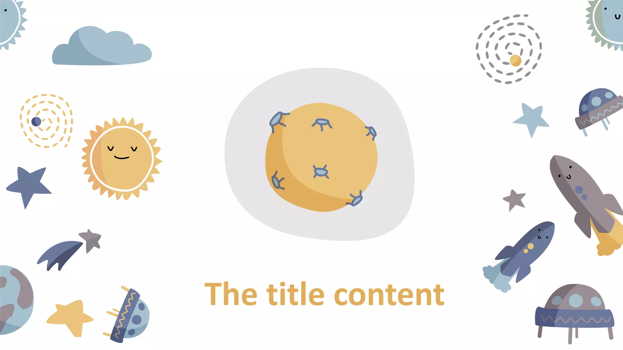 Cartoon Planet ppt template.pptx
