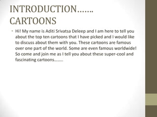 Cartoons | PPTX