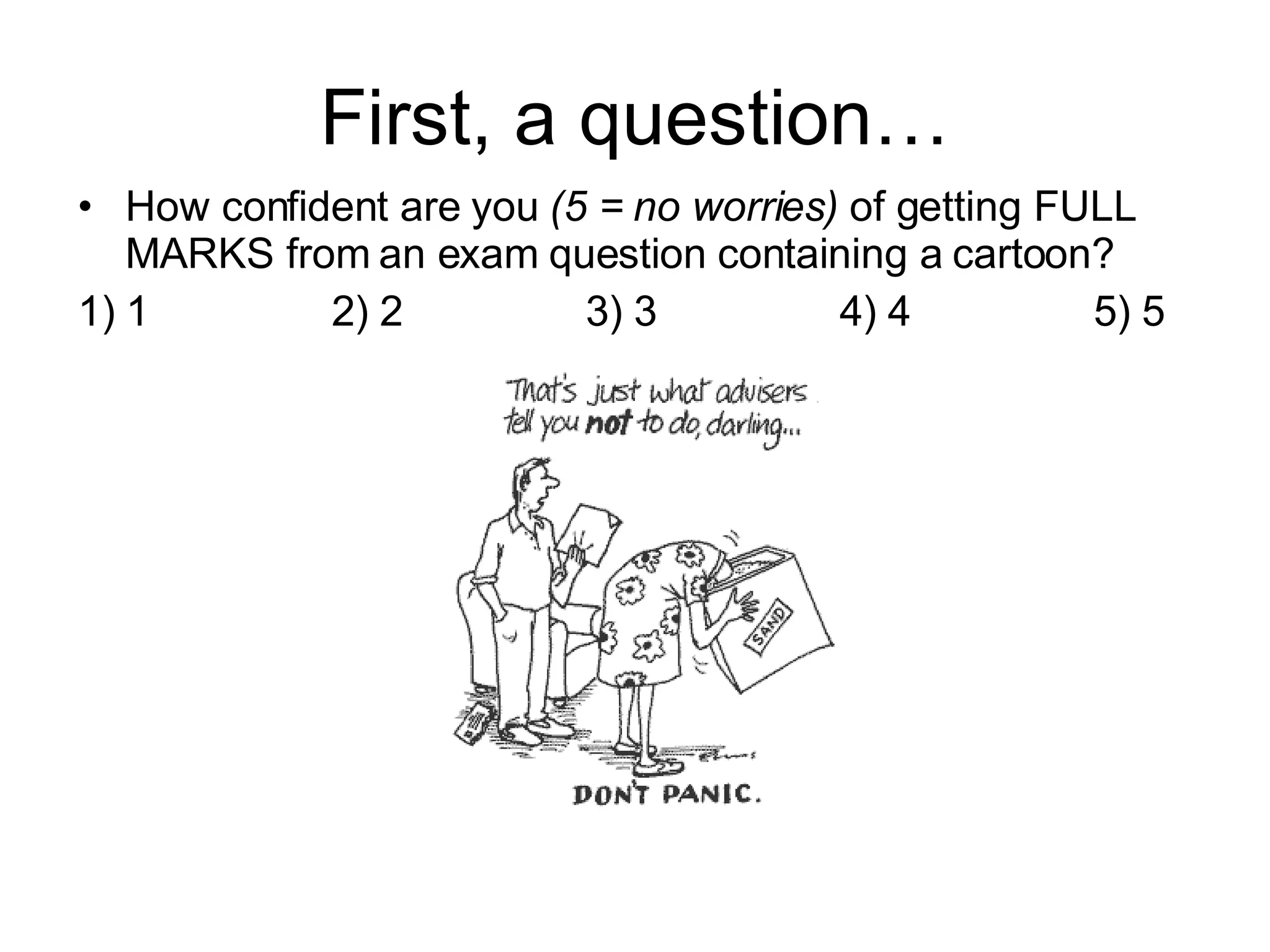 Cartoons In Exams | PPT