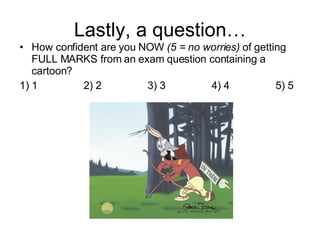 Cartoons In Exams | PPT