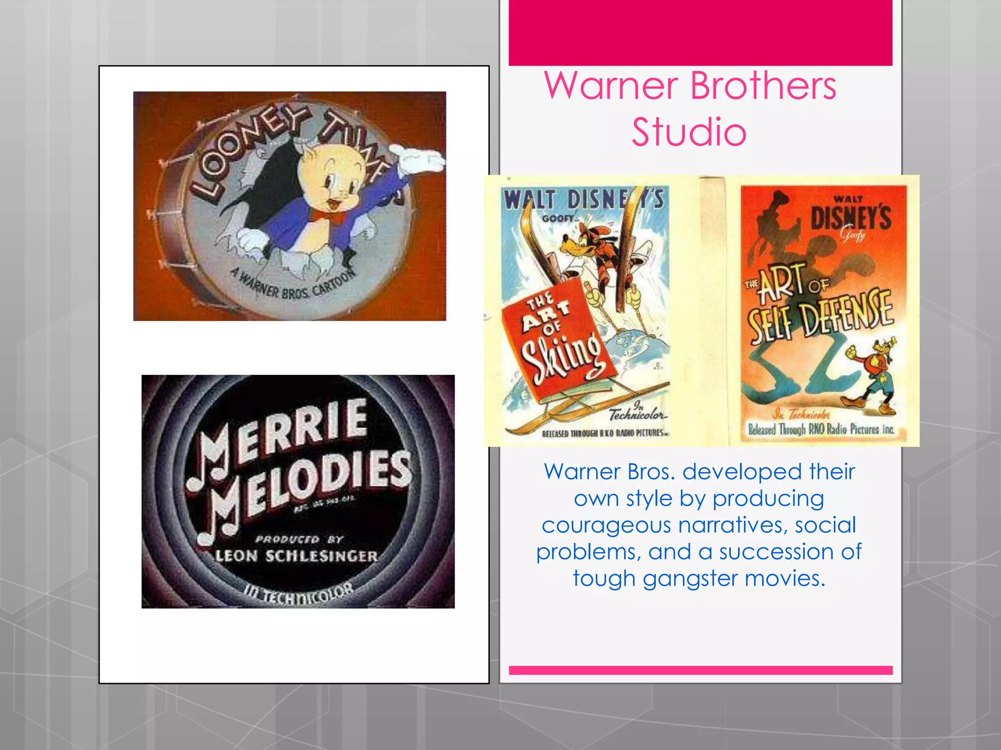 Cartoons and animations in the 1930s | PPTX